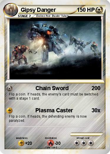Pokémon Gipsy Danger 4 4 - Chain Sword - My Pokemon Card