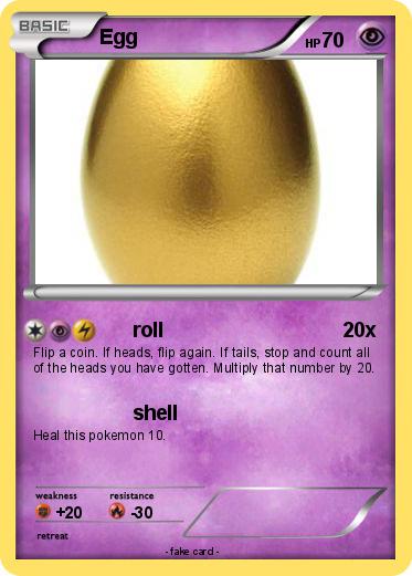 Pokémon Egg 477 477 - roll - My Pokemon Card
