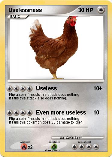 Pokémon Uselessness - Useless - My Pokemon Card