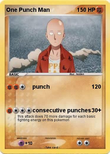Pokémon One Punch Man 92 92 - punch - My Pokemon Card
