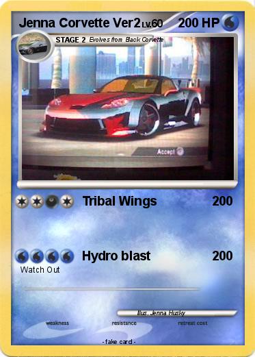 Pokémon Jenna Corvette Ver2 - Tribal Wings - My Pokemon Card