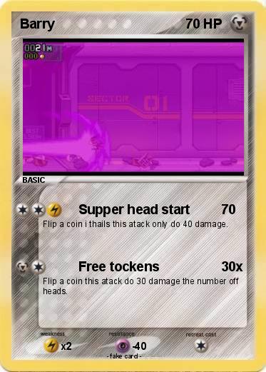 Pokémon Barry 86 86 - Supper head start - My Pokemon Card