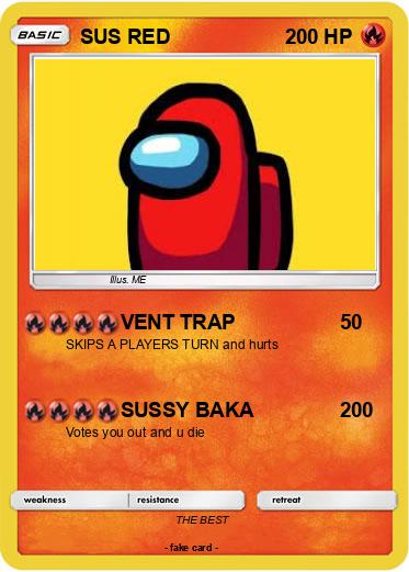 Pokémon SUS RED - VENT TRAP - My Pokemon Card