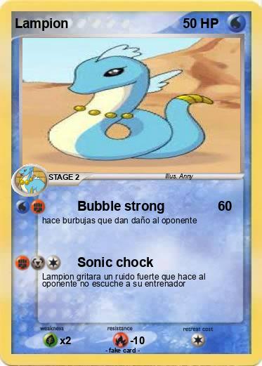 Pokémon Lampion 3 3 - Bubble strong - My Pokemon Card