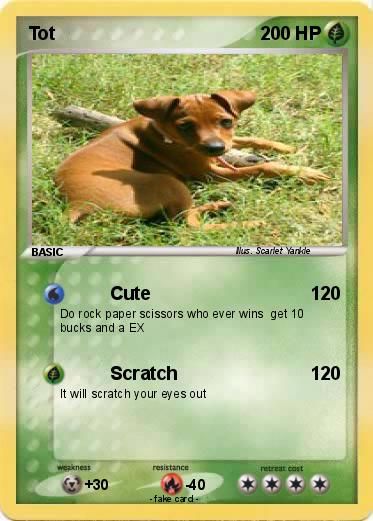 Pokémon Tot 8 8 - Cute - My Pokemon Card