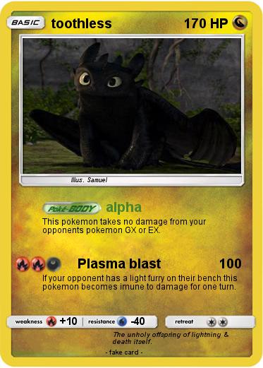 Pokémon toothless 698 698 - alpha - My Pokemon Card