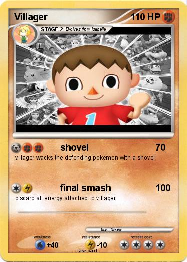 Pokémon Villager 173 173 - shovel - My Pokemon Card
