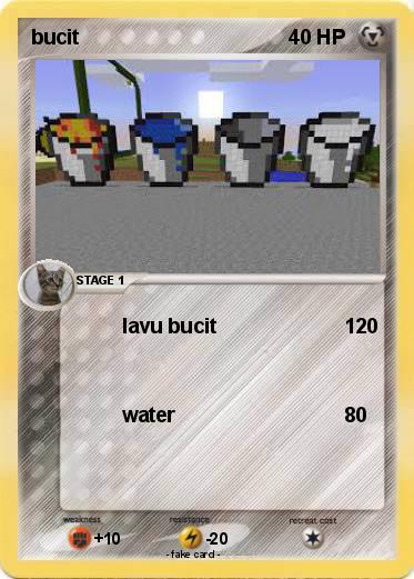 Pokémon bucit - lavu bucit - My Pokemon Card