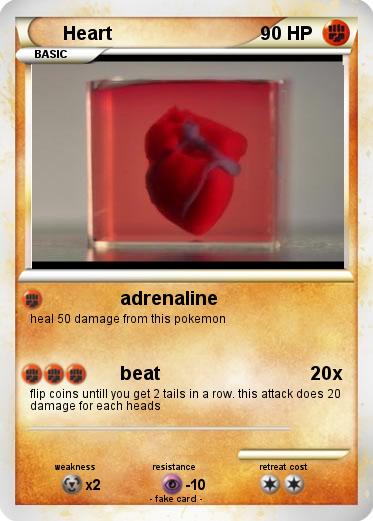 Pokémon Heart 202 202 - adrenaline - My Pokemon Card