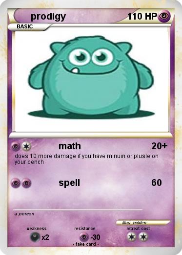 Pokémon prodigy 32 32 - math - My Pokemon Card