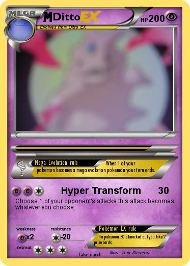 Pokémon Ditto 780 780 - Hyper Transform - My Pokemon Card