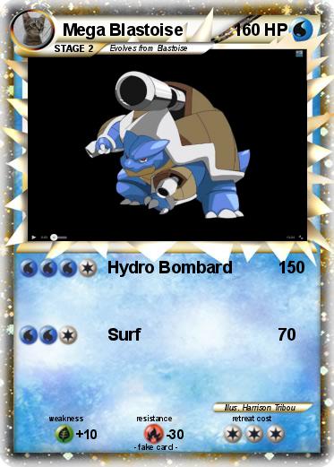 Pokémon Mega Blastoise 129 129 - Hydro Bombard - My Pokemon Card