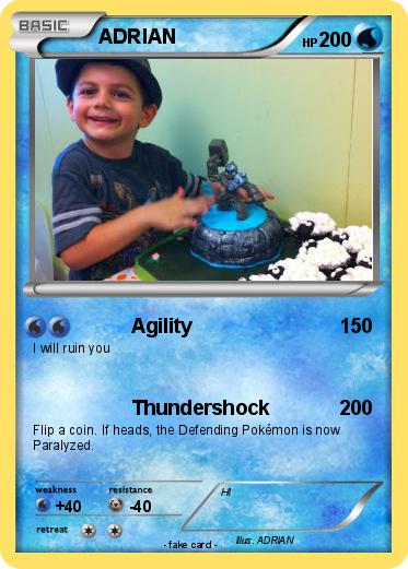 Pokémon ADRIAN 238 238 - Agility - My Pokemon Card
