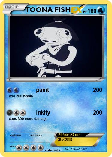 Pokémon TOONA FISH - paint - My Pokemon Card