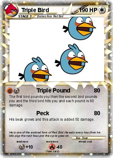 Pokémon Triple Bird - Triple Pound - My Pokemon Card