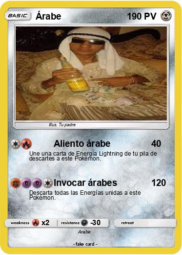 Pokémon Arabe 46 46 - Aliento árabe - Mi carta pokémon