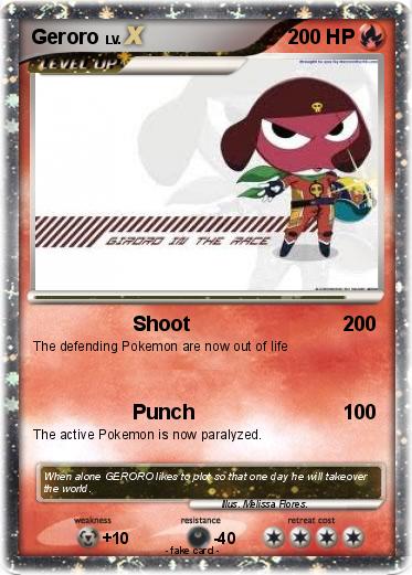Pokémon Geroro 2 2 - Shoot - My Pokemon Card