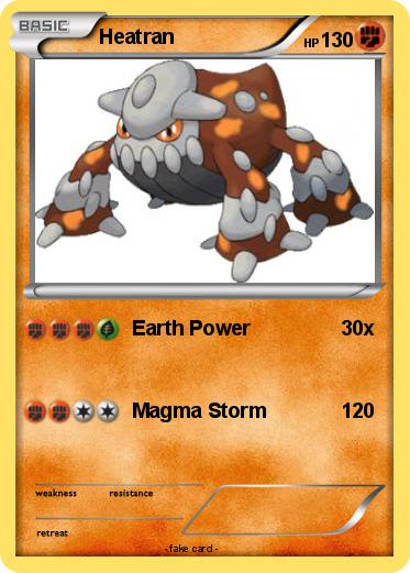 Pokémon Heatran 839 839 - Earth Power - My Pokemon Card