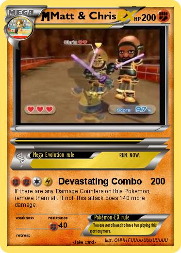 Pokémon Matt Chris - Devastating Combo - My Pokemon Card