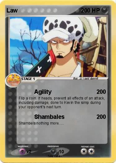 Pokémon Law 46 46 - Agility - My Pokemon Card