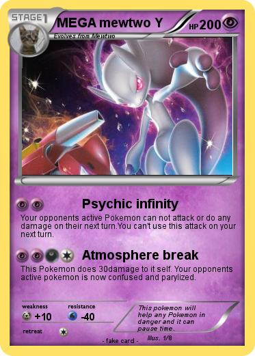 Pokémon MEGA mewtwo Y 202 202 - Psychic infinity - My Pokemon Card