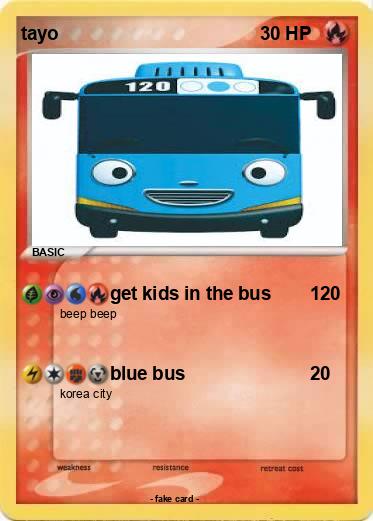 Pokémon tayo 7 7 - get kids in the bus - My Pokemon Card