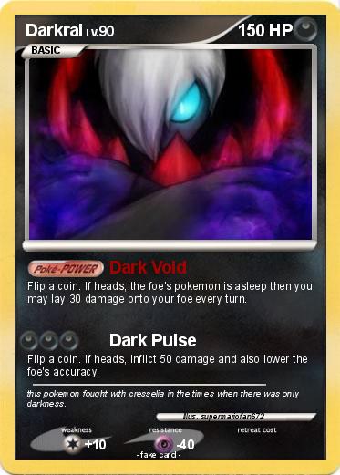 Pokémon Darkrai 2469 2469 - Dark Void - My Pokemon Card