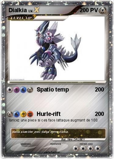 Pokémon Dialkia 319 319 - Spatio temp - Ma carte Pokémon