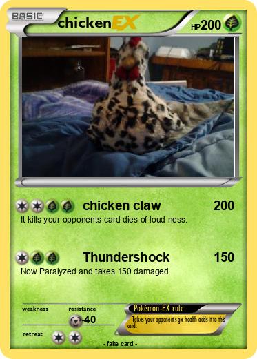 Pokémon chicken 1238 1238 - chicken claw - My Pokemon Card