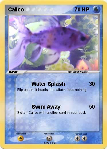 Pokémon Calico - Water Splash - My Pokemon Card