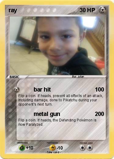 Pokémon ray 731 731 - bar hit - My Pokemon Card