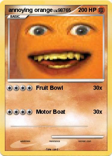 Pokémon annoying orange 1611 1611 - Fruit Bowl - My Pokemon Card