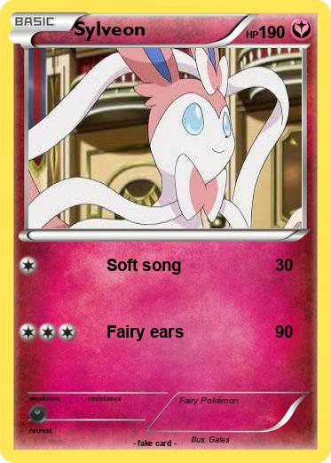 Pokémon Sylveon 817 817 - Soft song - My Pokemon Card