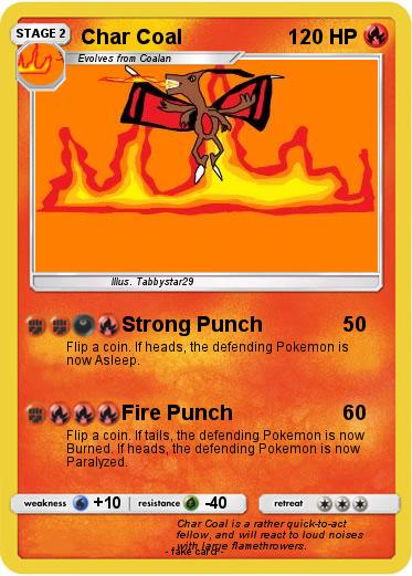 Pokémon Char Coal 1 1 - Strong Punch - My Pokemon Card