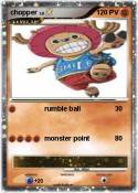 Pokémon chopper monster point 3 3 - mostro - Ma carte Pokémon