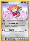 Pokémon Chopper Rumble ball 10 10 - Scan: Brain point - Ma carte Pokémon