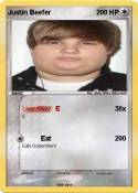 Pokémon Justin Beefer - Eat - My Pokemon Card