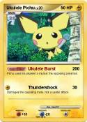 Pokémon Ukulele Pichu 7 7 - Ukulele Strike - My Pokemon Card