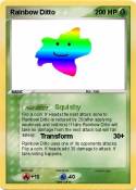 Pokémon Rainbow Ditto - Transform - My Pokemon Card