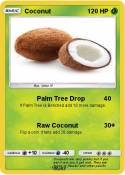 Pokémon Coconut tree - Thick skin - My Pokemon Card