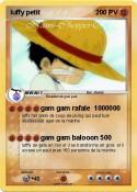 Pokémon luffy 1000000 1000000 - gum gum rocket 10000 - Ma carte Pokémon