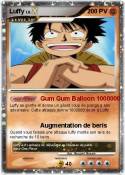 Pokémon luffy 1000000 1000000 - gum gum rocket 10000 - Ma carte Pokémon