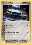 Pokémon Nissan Skyline GT R R34 - NOS - Ma carte Pokémon