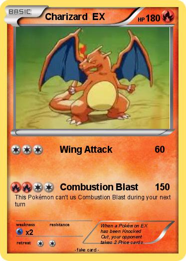 Pokémon Charizard EX 710 710 - Wing Attack - My Pokemon Card