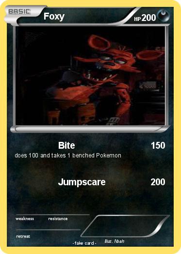 Pokémon Foxy 2109 2109 - Bite - My Pokemon Card