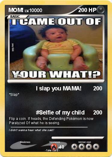 Pokémon MOM 639 639 - I slap you MAMA! - My Pokemon Card