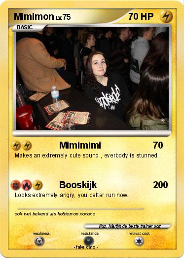 Pokémon Mimimon - Mimimimi - My Pokemon Card