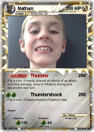 Pokémon Nathan 1087 1087 - Thunder - My Pokemon Card