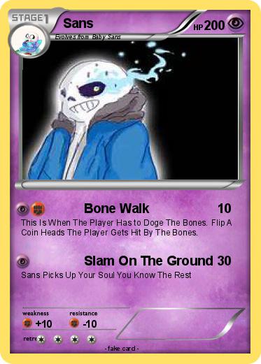 Pokémon Sans 764 764 - Bone Walk - My Pokemon Card