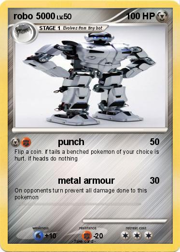 Pokémon robo 5000 5000 - punch - My Pokemon Card